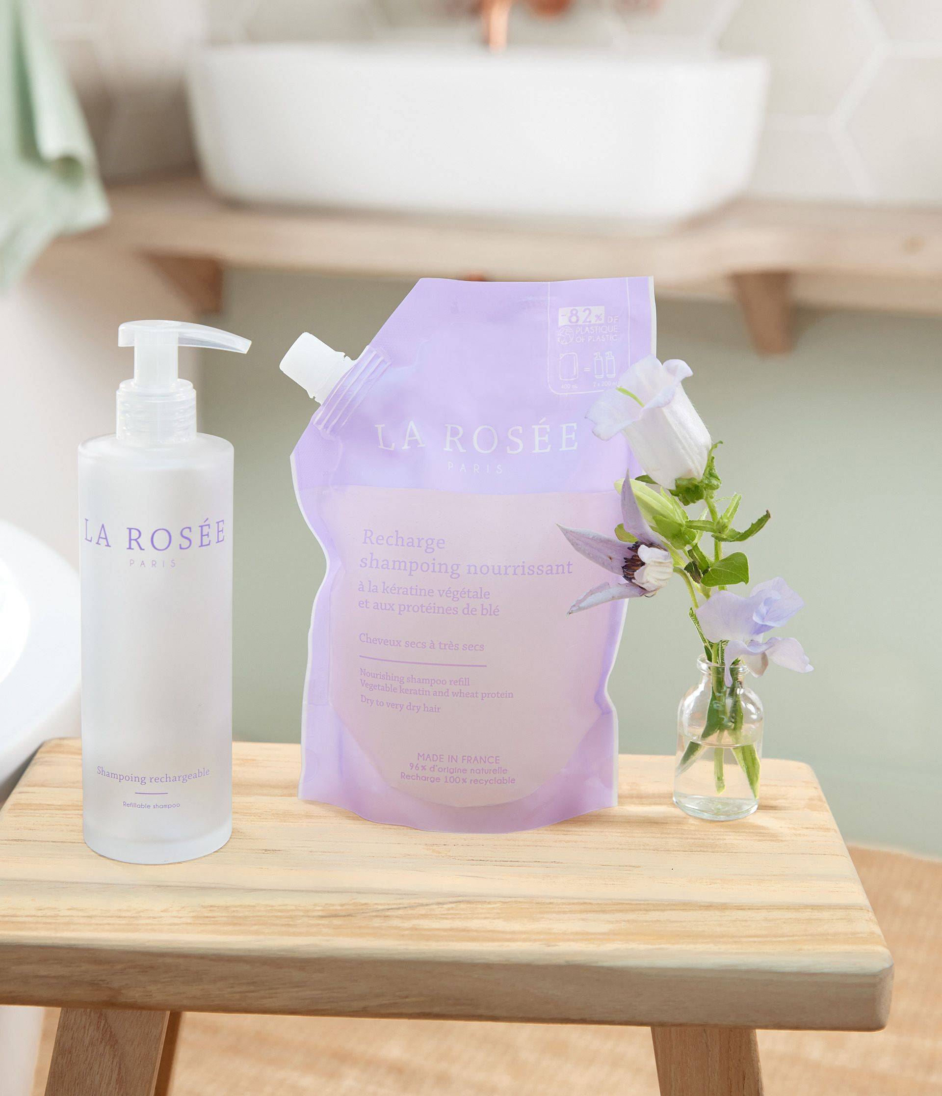 Duo Recharge shampoing nourrissant et son flacon rechargeable | La ...